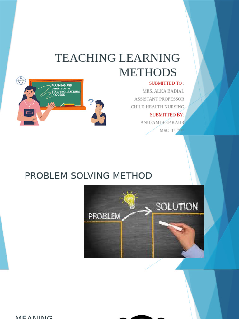 Teaching Learning Methods | PDF | Learning | Thought