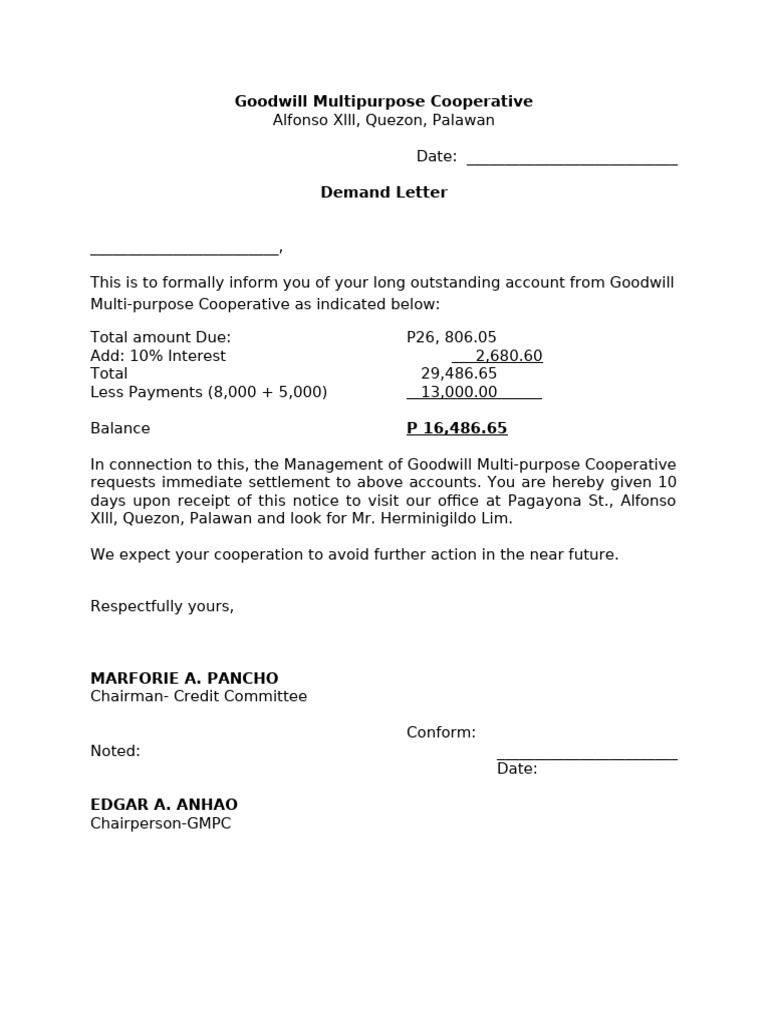 Demand Letter | PDF