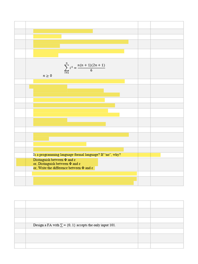 Theory Of Computation Previous Year Questions Pdf Automata Theory Theoretical Computer Science