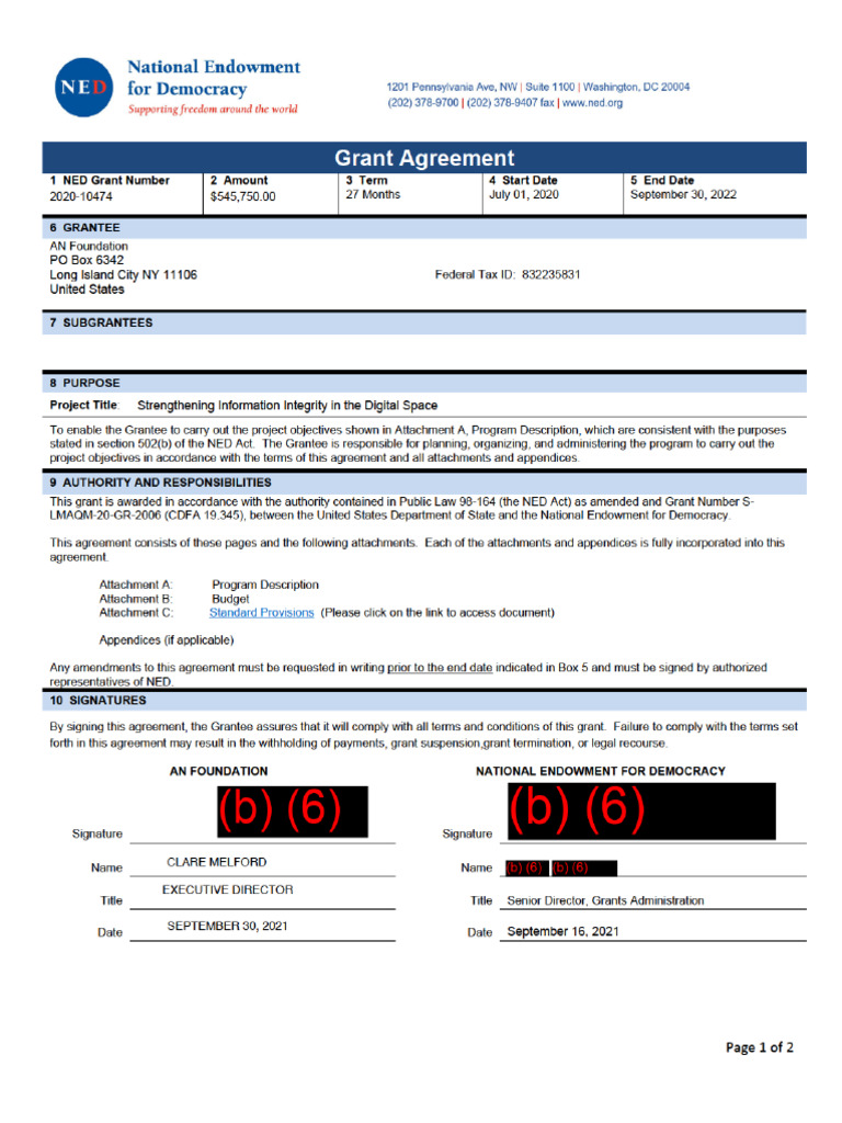 NED-GDI Grant Agreement and Quarterly Narrative Reports | PDF | Risk ...