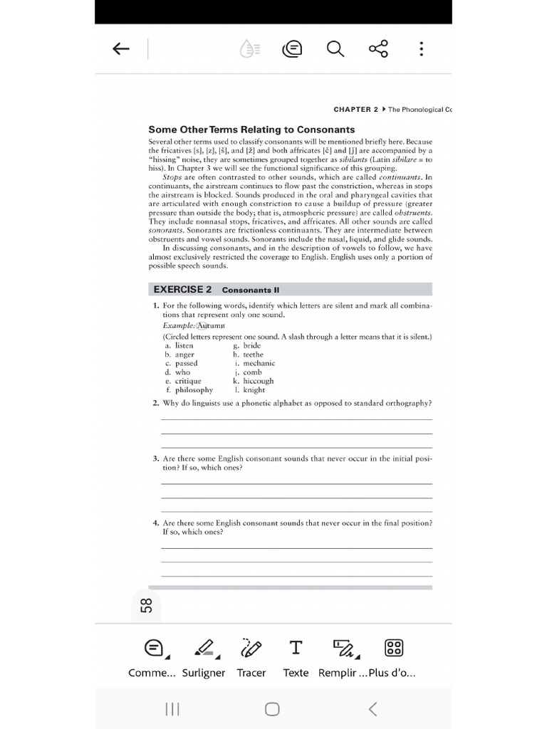 Luinguistic Exercices | PDF