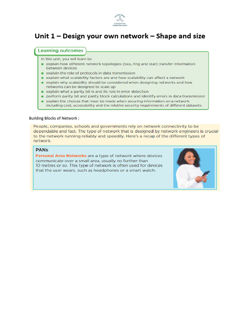 Unit 1 Design Your Own Network | PDF | Computer Network | Network Switch