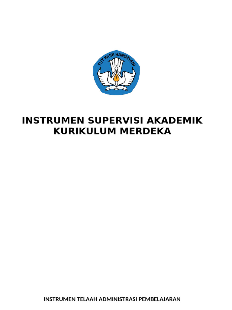 Instrumen Supervisi Kurikulum Merdeka | PDF