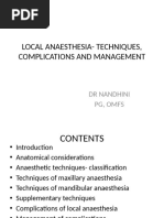 Maxillary Injections Cheat Sheet | PDF | Dentistry | Dentistry Branches