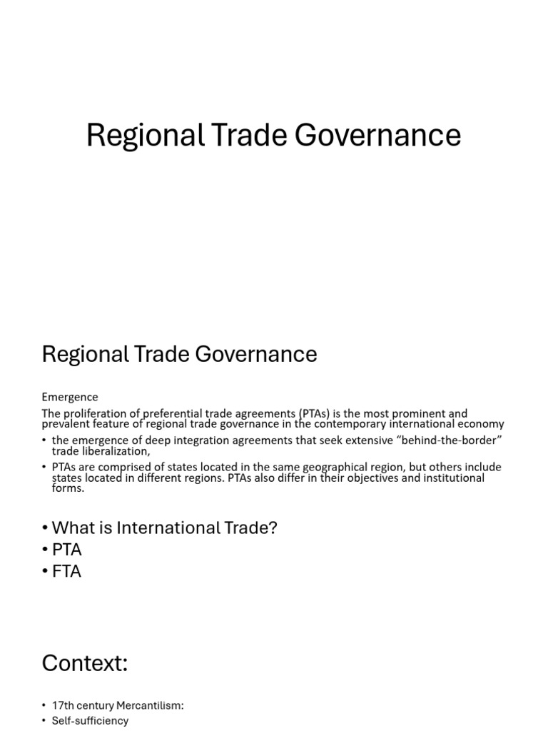 Trade & Financial Governance | PDF | International Monetary Fund ...