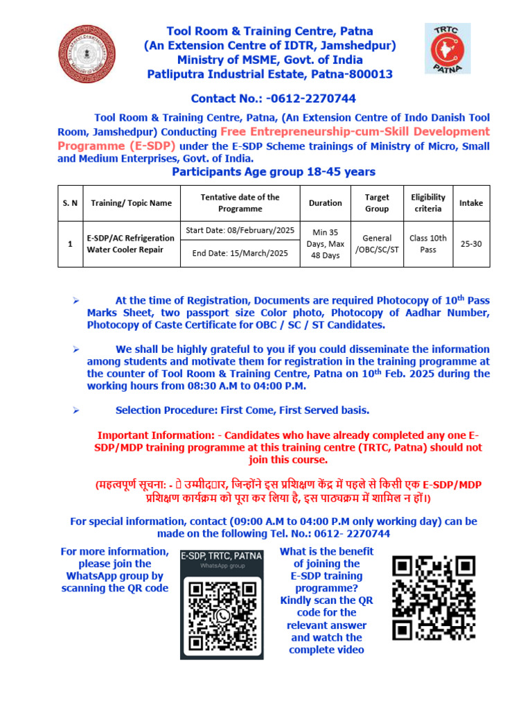 E-SDP - AC Refrigeration Water Cooler Repair - 250208 - 123650 | PDF ...