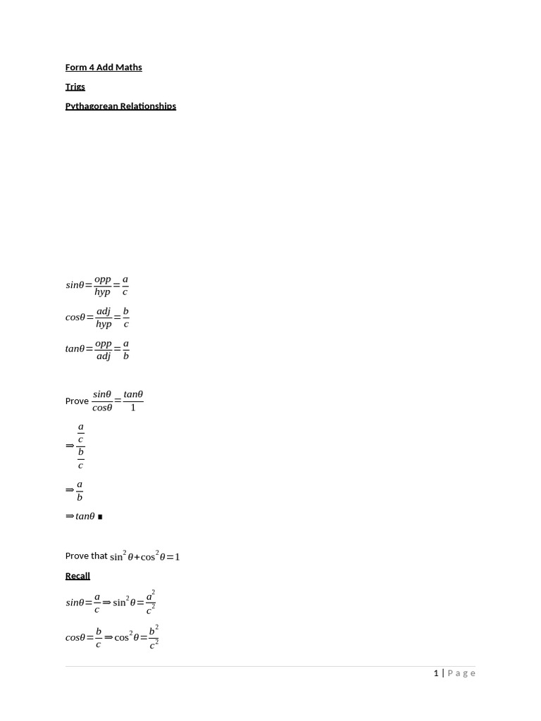 Form 4 Add Maths Teacher's | PDF