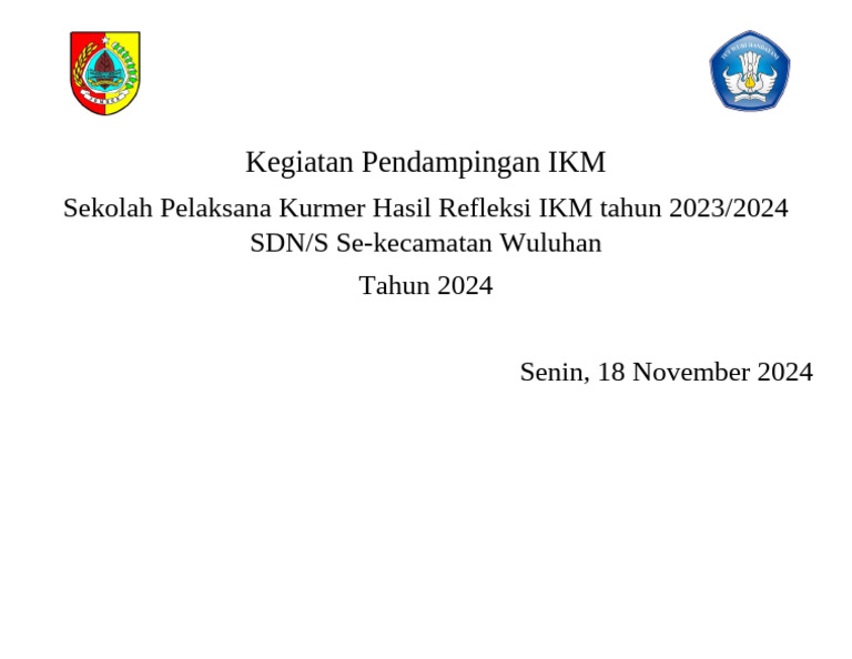 Kegiatan Pendampingan IKM | PDF