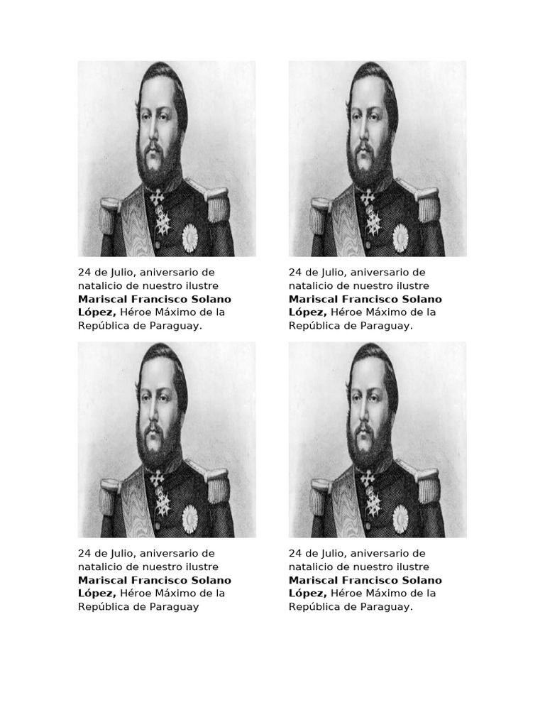 24 de Julio ANIVERSARIO MARICAL LOPEZ | PDF