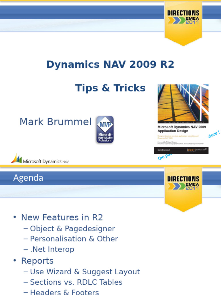 Dynamics NAV 2009 R2 Tips & Features | PDF | System Software ...