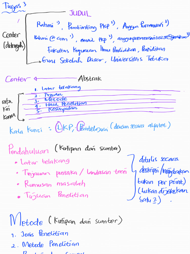 Format Tugas 3 Karil | PDF