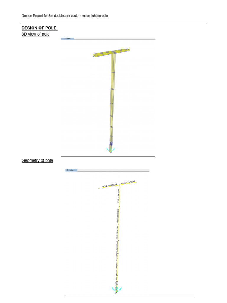 Pages From 8m Lightning Pole Design Report2 | PDF