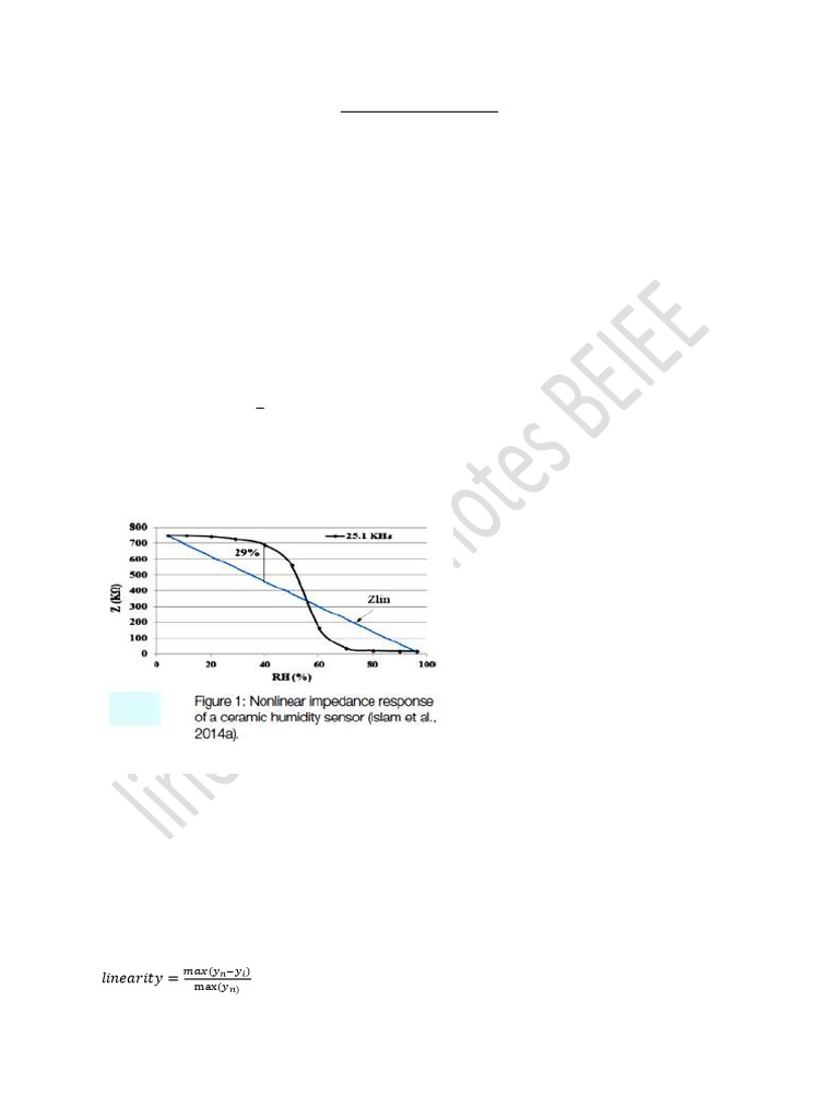 Linearization Technique CO1 | PDF | Analog To Digital Converter | Sensor