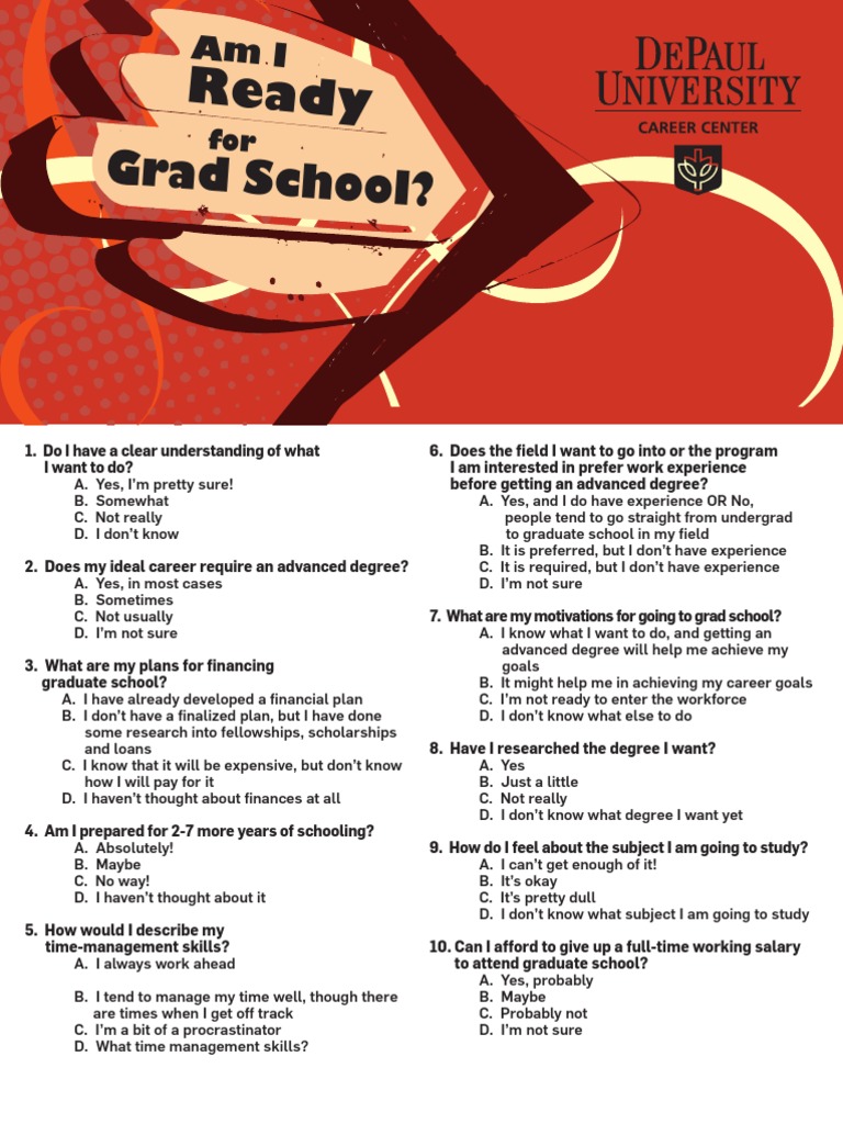 Am I Ready for Graduate School? | PDF | Graduate School | Mentorship