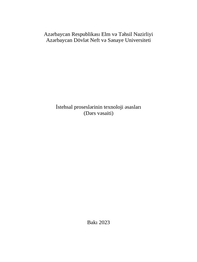 C_fakepath_stehsal proseslerinin texnoloji _saslar_ kitab | PDF