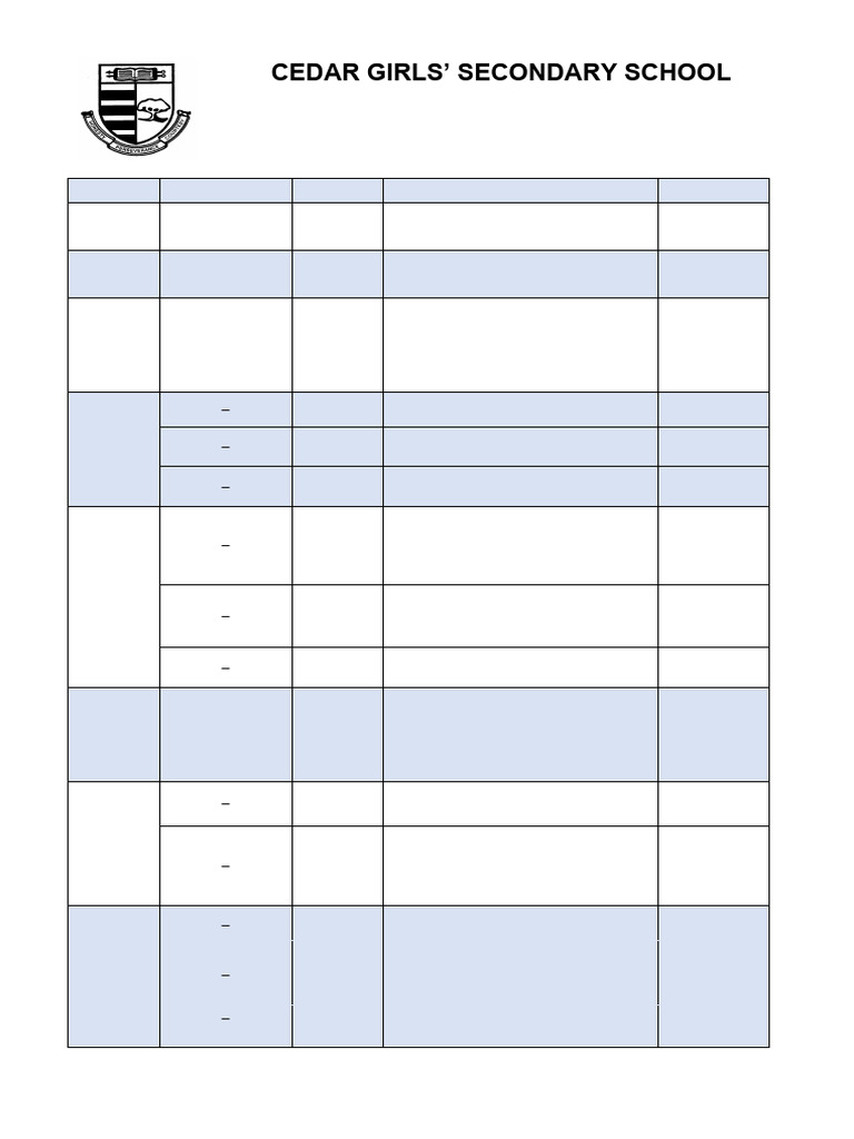 2024 Sec 4 Prelim Exam Schedule - Final | PDF | Educational Stages