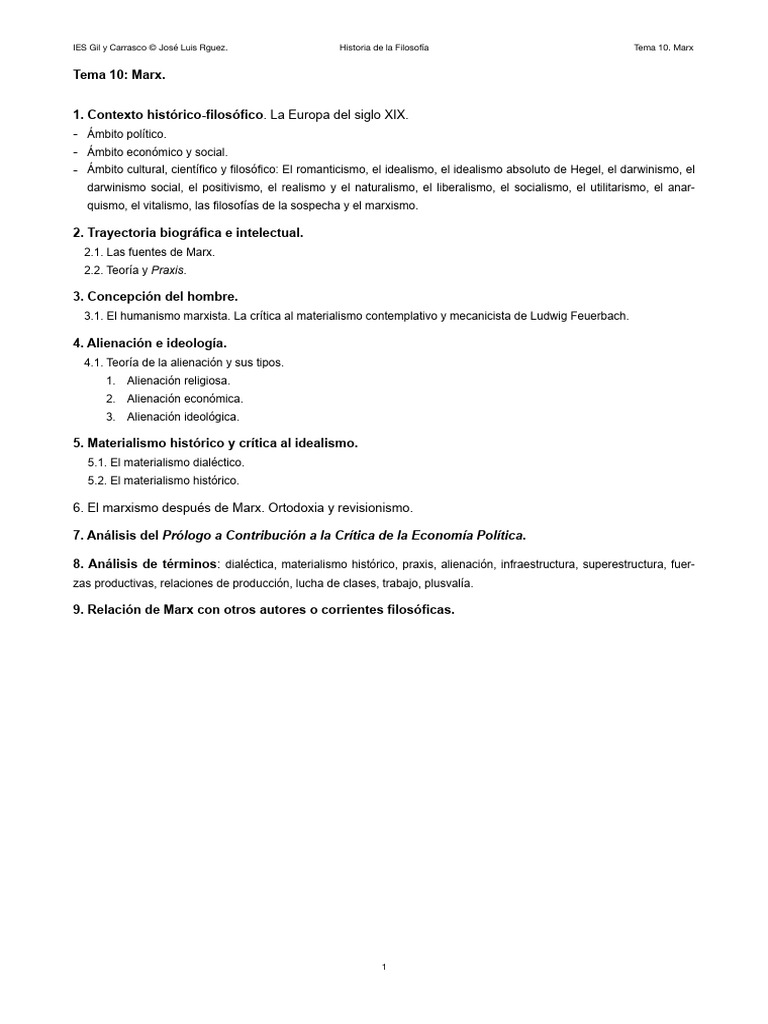 Tema 10. Marx (1)_56db6fe87ef5f1af0b41fc928fff74ef | PDF | John Stuart ...