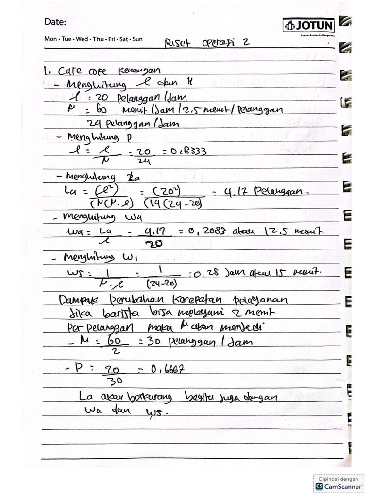 Manarul Hidayat Tugas Riset Operasi | PDF