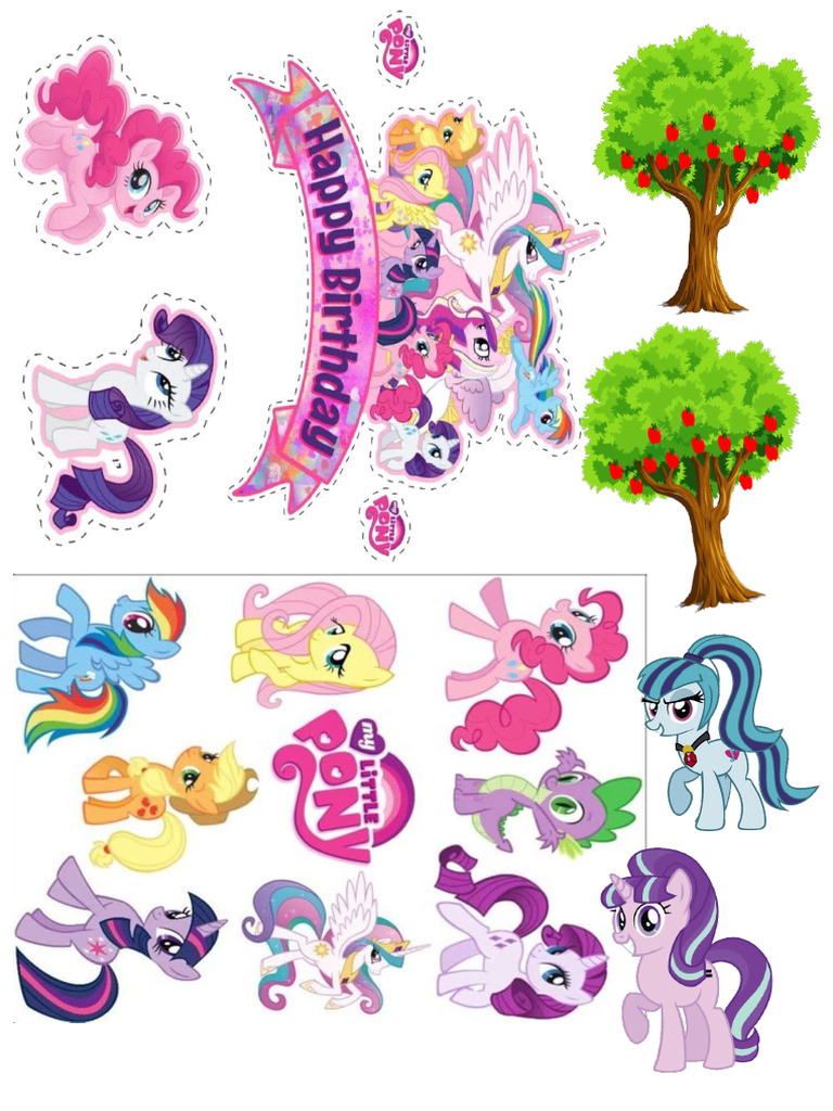 Kuda Poni Topper PNG | PDF