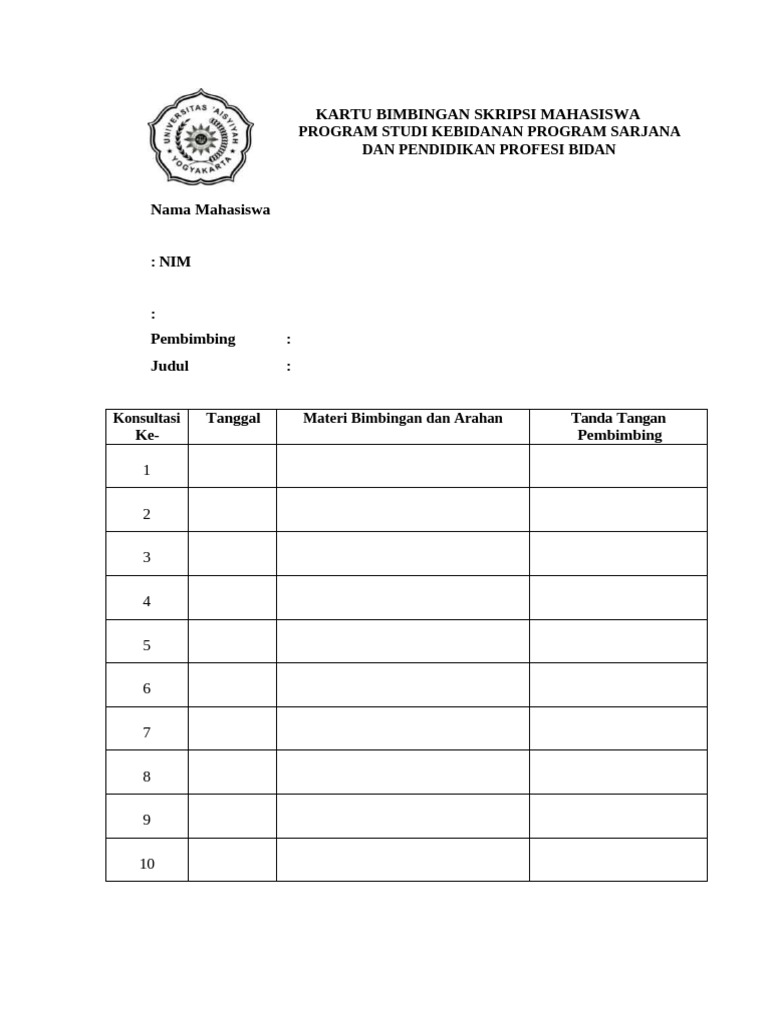 Buku Panduan Skripsi S1 Bidan 2025-75 | PDF