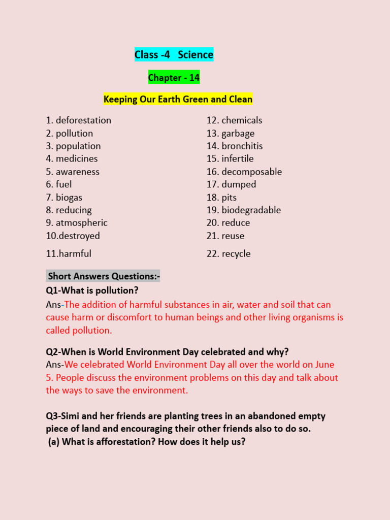 Keeping Our Earth Green and Clean | PDF | Waste | Recycling