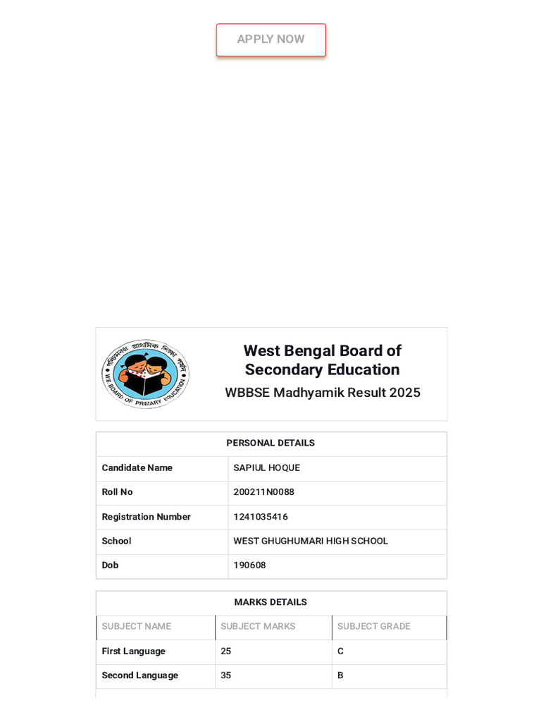 West Bengal Board of Secondary Education (1) | PDF