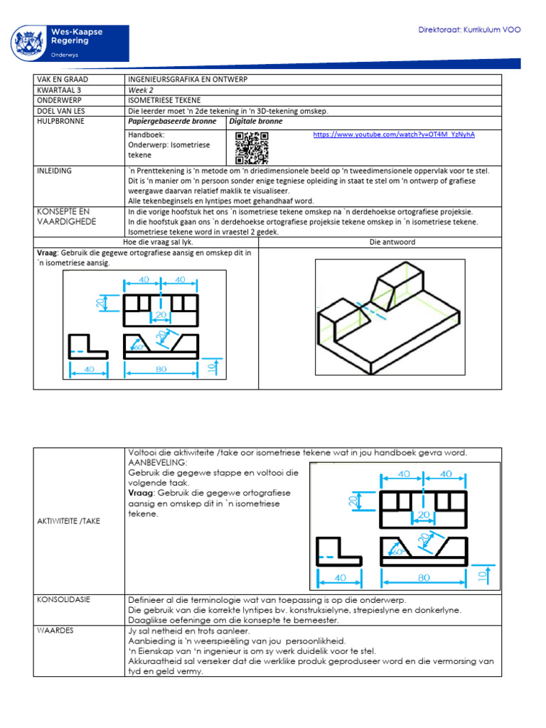 IGO Graad 10 Kwartaal 3 Week 2 - 2020 | PDF