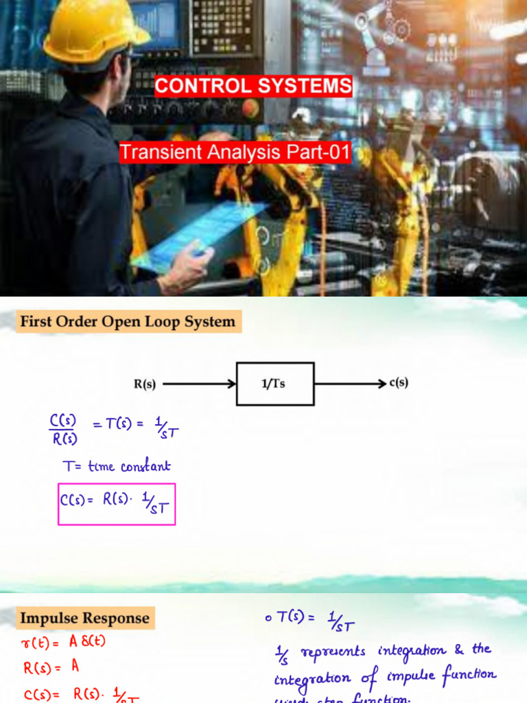 Lecture-12 - Transient Response Part-01 | PDF