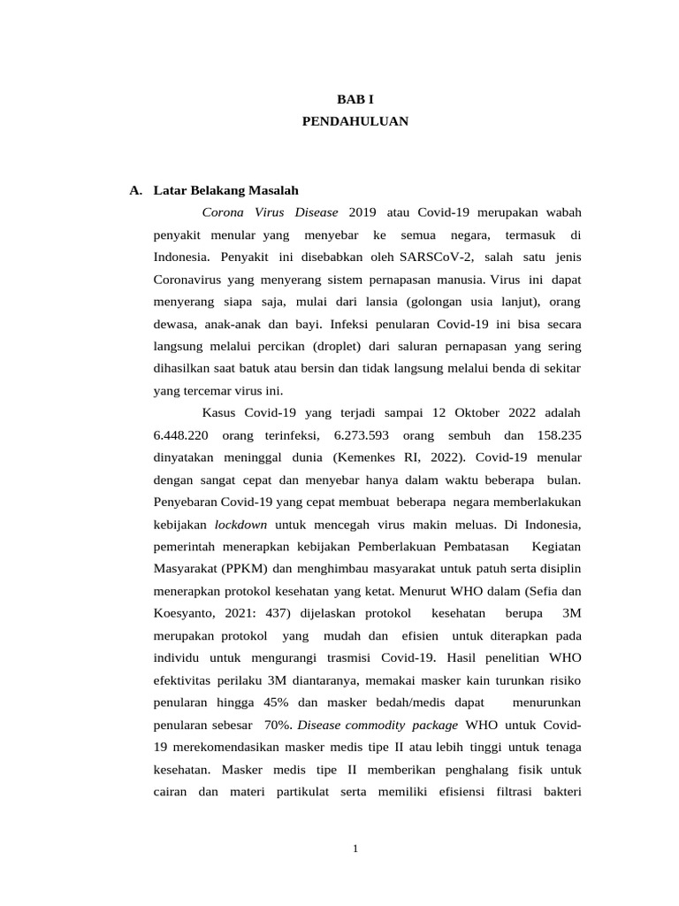 Laporan Riset Handsanitizer | PDF