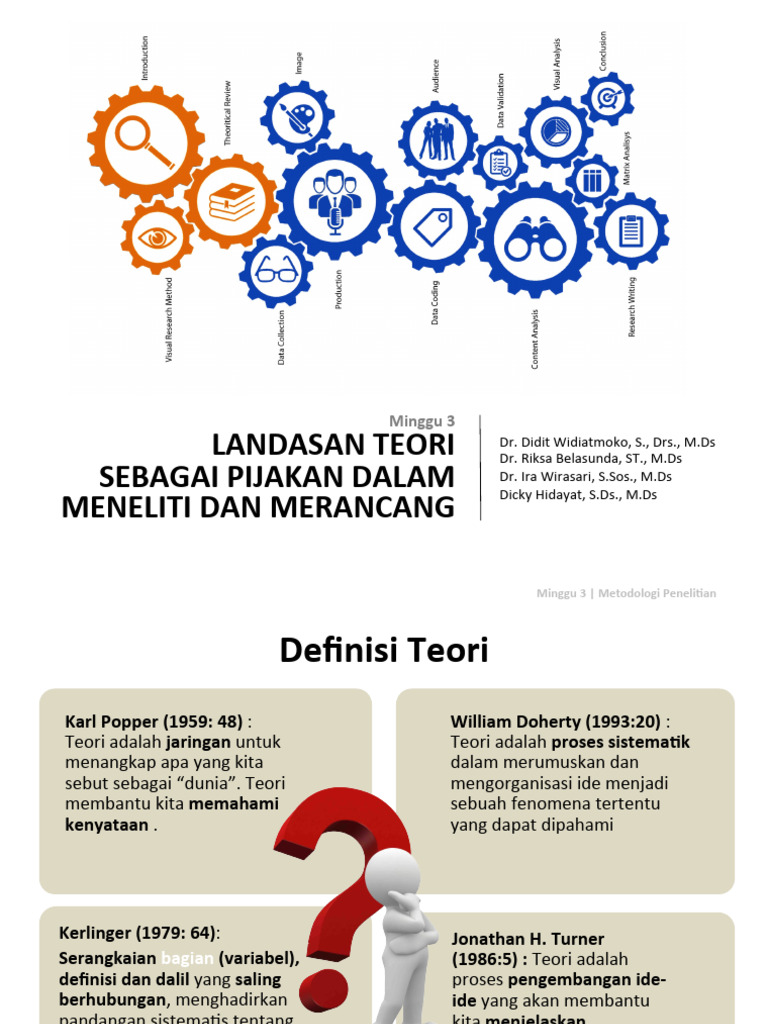 Week 3 Landasan Teori Sebagai Pijakan Meneliti Dan Merancang | PDF