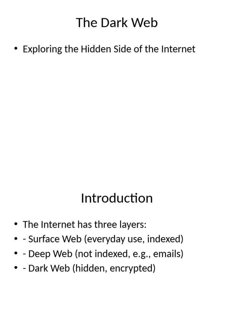 Dark_Web_Presentation | PDF