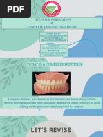 Clinical and Laboratory Steps in Complete Denture Construction | PDF ...