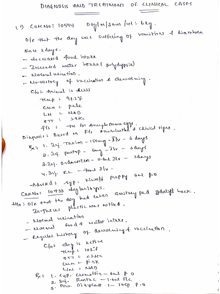 Ex - 7 VCP Medicine Diagnosis and Treatment | PDF