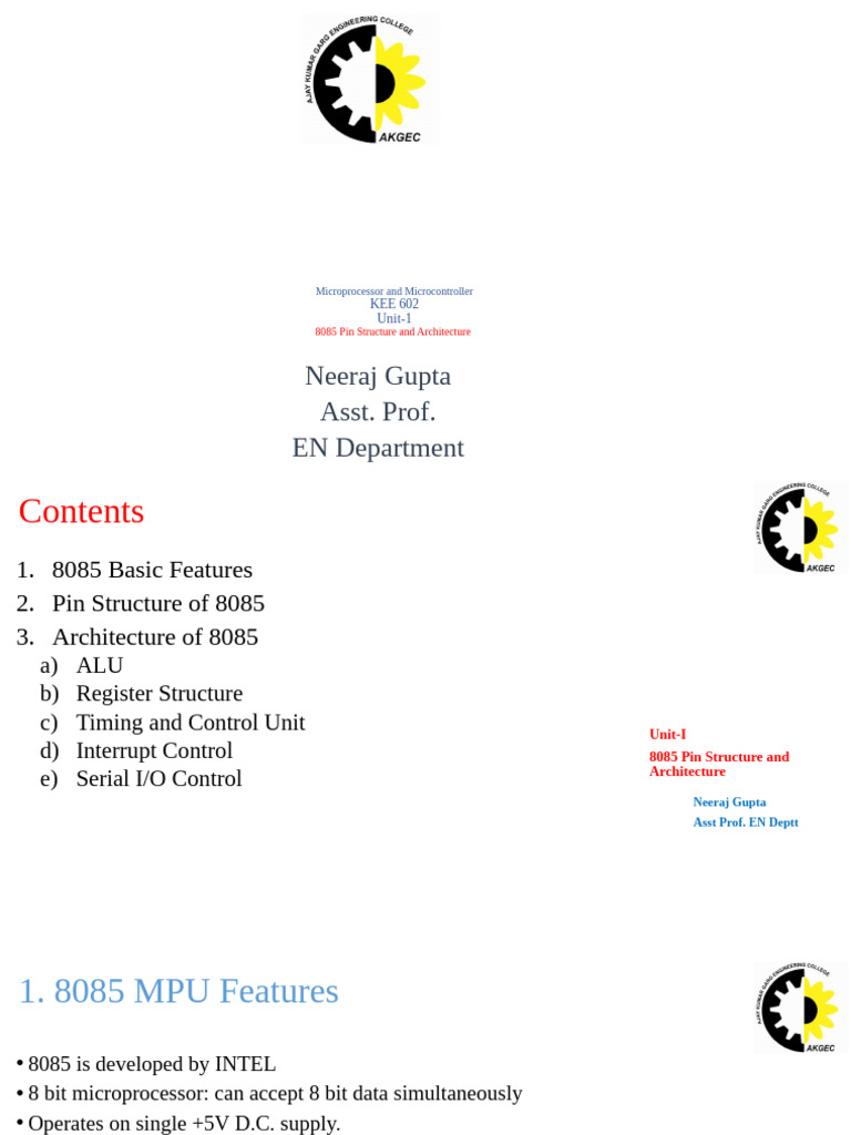 KEE 602 UNIT 1 Lecture 2 | PDF | Office Equipment | Computer Data