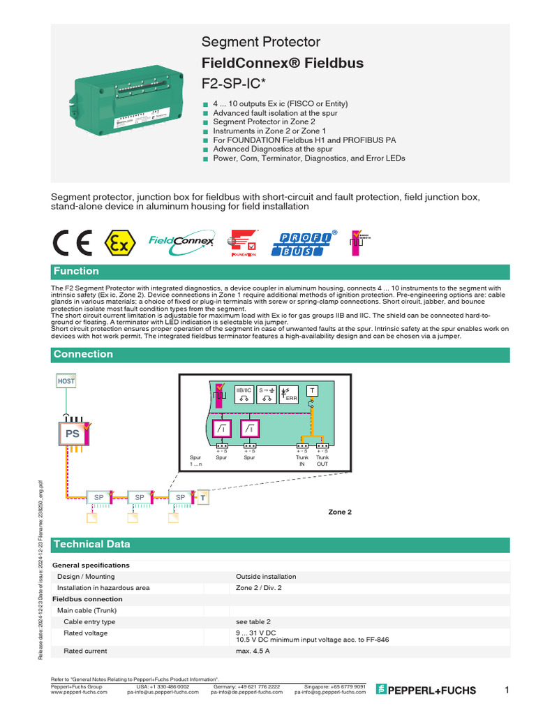 Barreiras Intriseca - Segment Protector Pepperl Fuchs | PDF ...