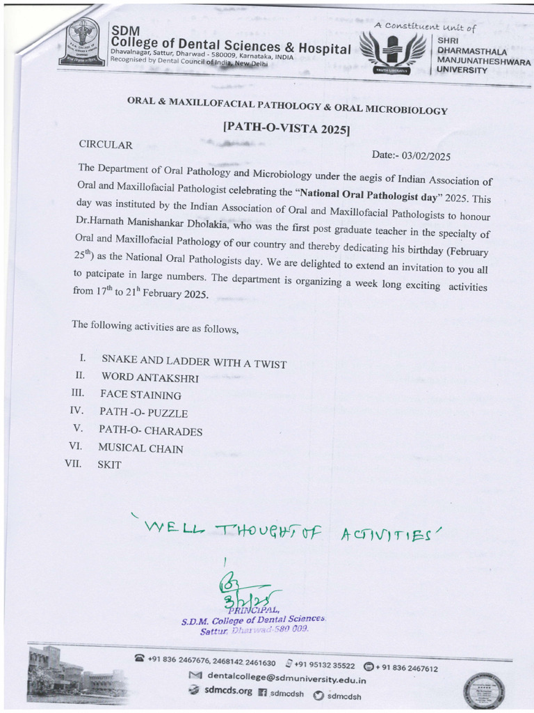 Oral Pathology Day oral anatomy and histology | PDF | Pathology | Medicine