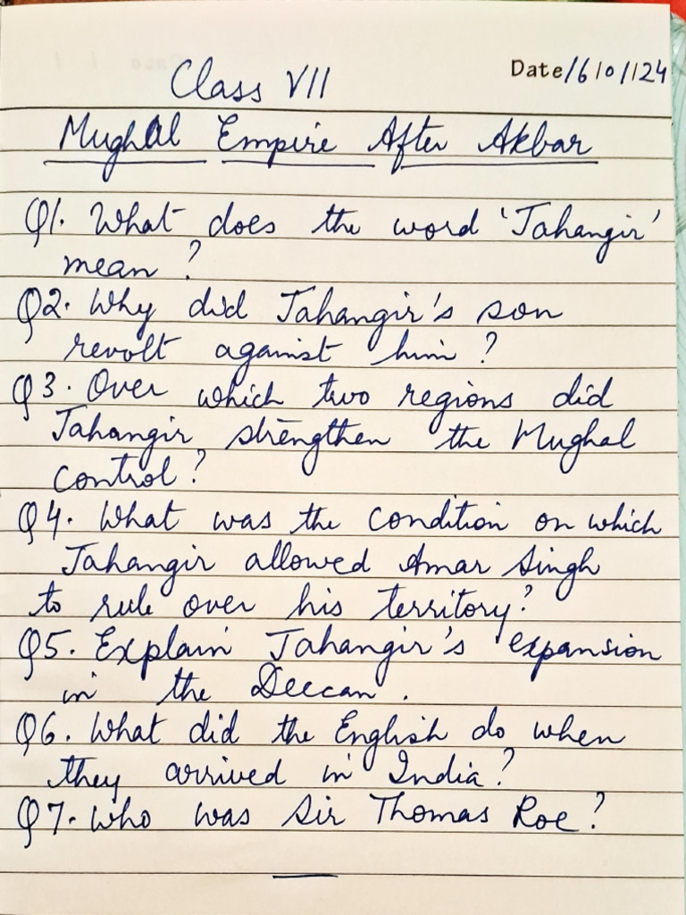 CLASS 7 HISTORY Notes | PDF