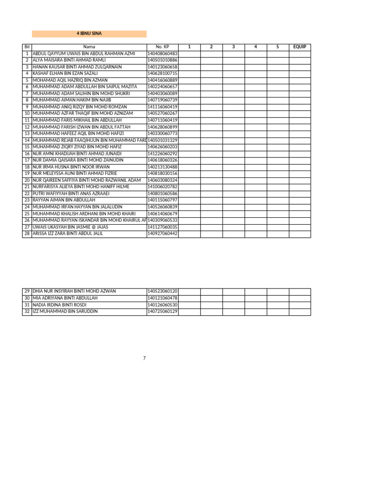 Rekod Tasmik Tahun 4 | PDF