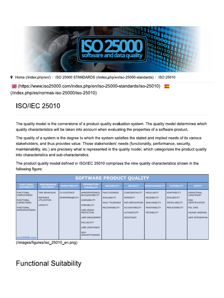 ISO 25000 Page 1 of 2 | PDF