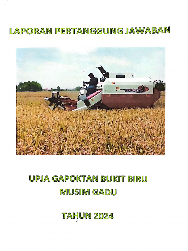 Laporan Upja | PDF