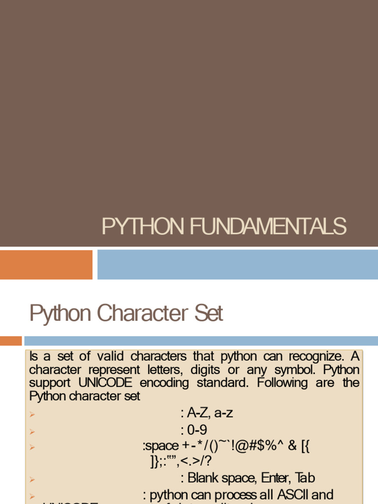 008 FEATURES OF PYTHON 2024-25 | PDF | Reserved Word | Data Type
