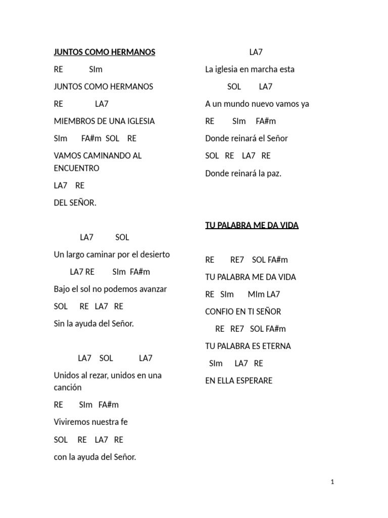 Juntos Como Hermanos | PDF | María, madre de Jesús