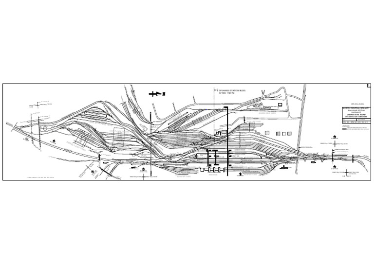 Jhansi Station Yard Layout Diagram | PDF