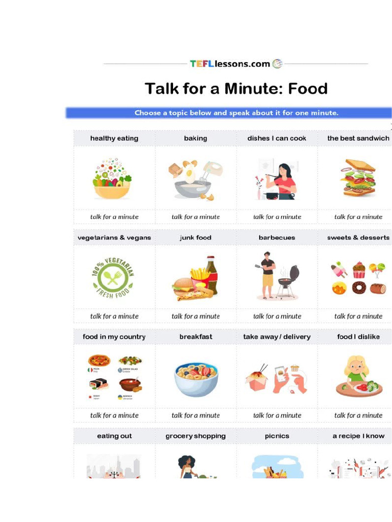 Food Cards | PDF