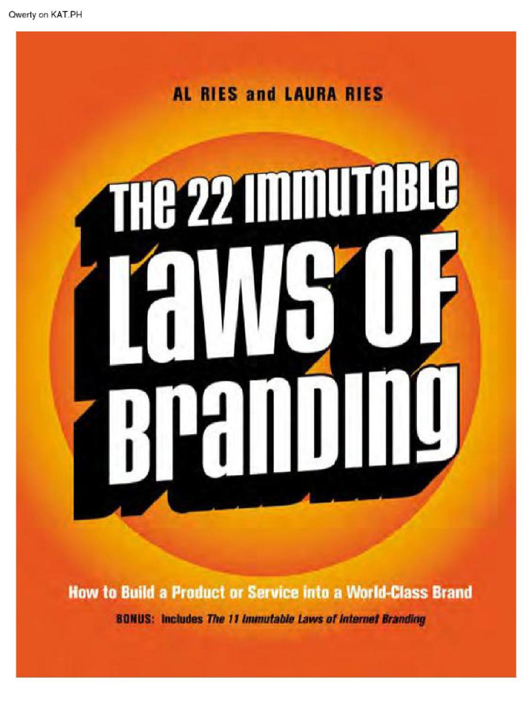 22 Immutable Laws of Branding - Al Ries e Laura Ries | PDF