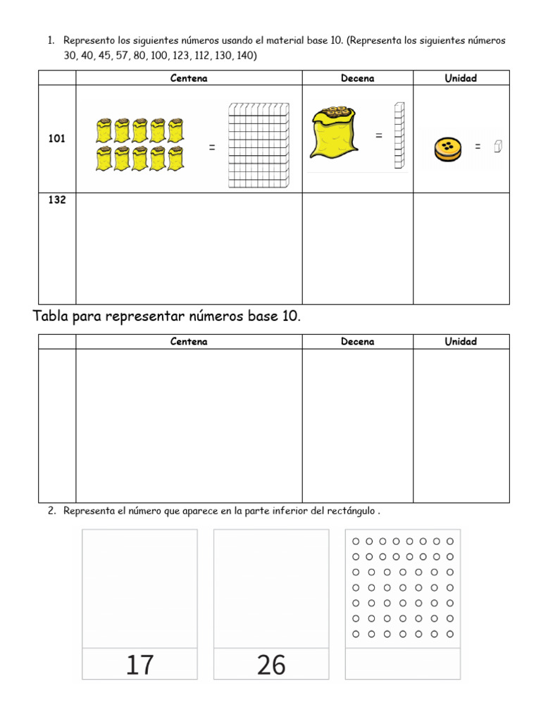 Representación de Números en Base 10 | PDF