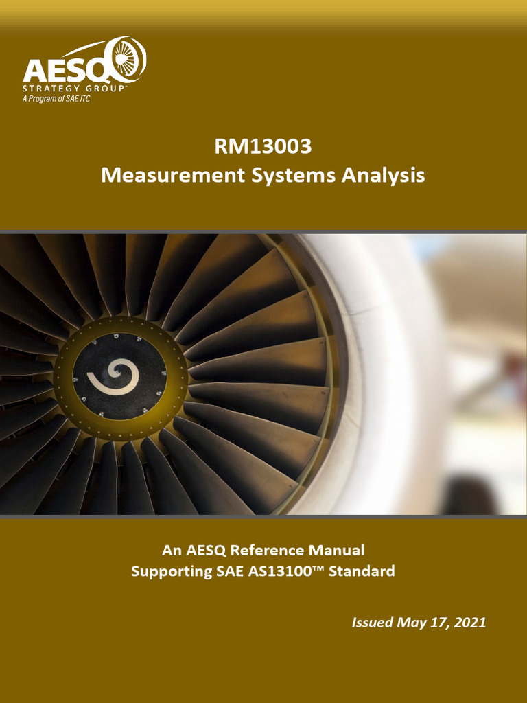 RM13003 Measurement Systems Analysis | PDF | Sampling (Statistics ...