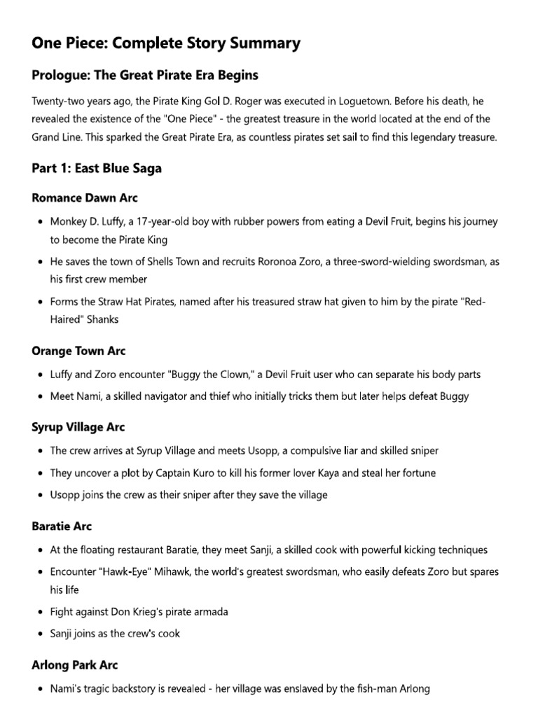 One Piece | PDF