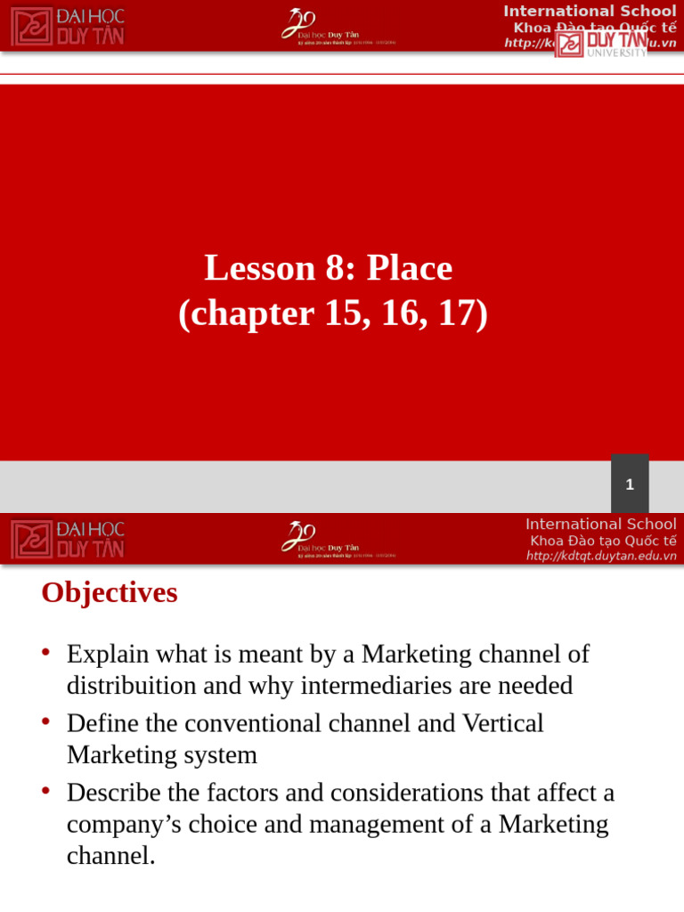 Slide Marketing - Lesson8 | PDF | Business | Mass Media