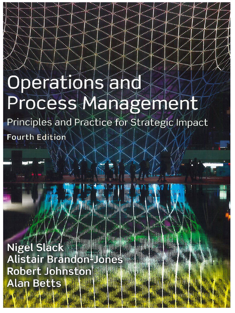 Slack Et Al. (2015) Chapter 4 | PDF